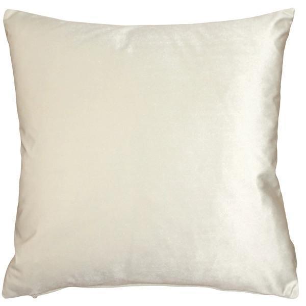 Ivory Corona Velvet Pillow
